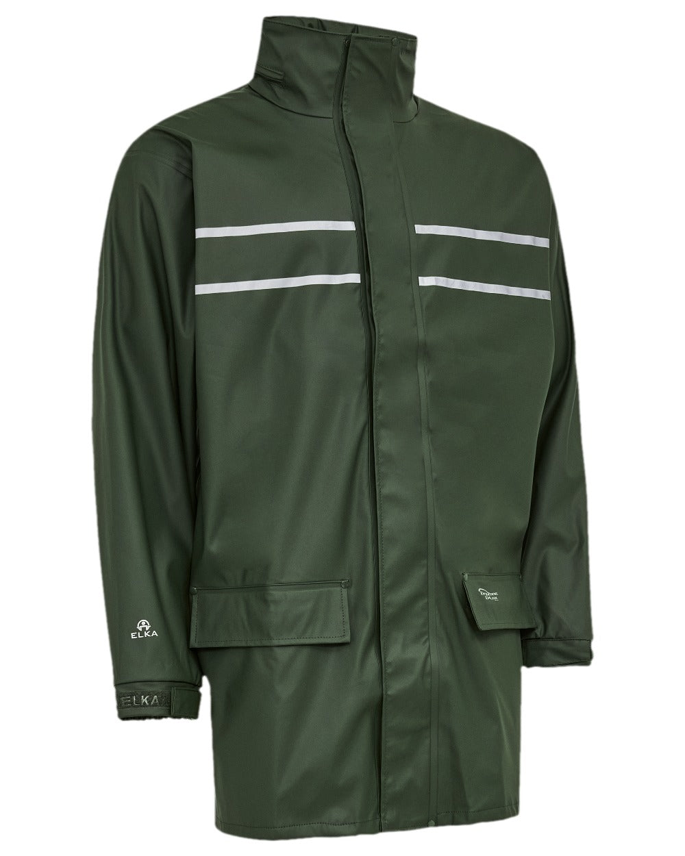 Elka Mens Dry Zone D-Lux Long Rain Jacket