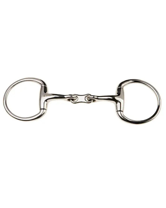 JP Korsteel Stainless Steel French Link Eggbutt Snaffle Bit