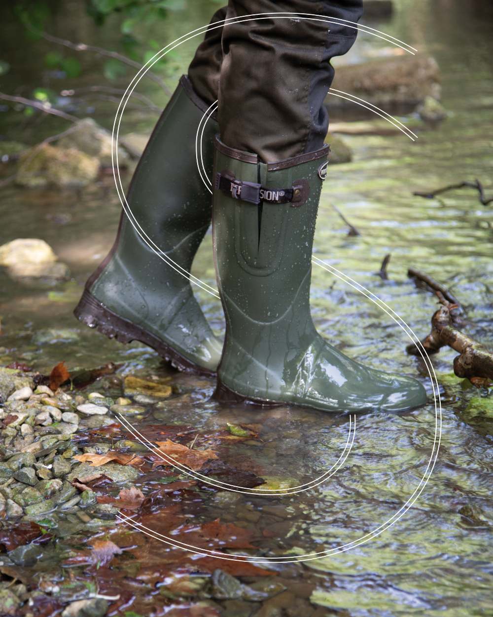 Percussion Chantilly Full Zip Wellington Boots