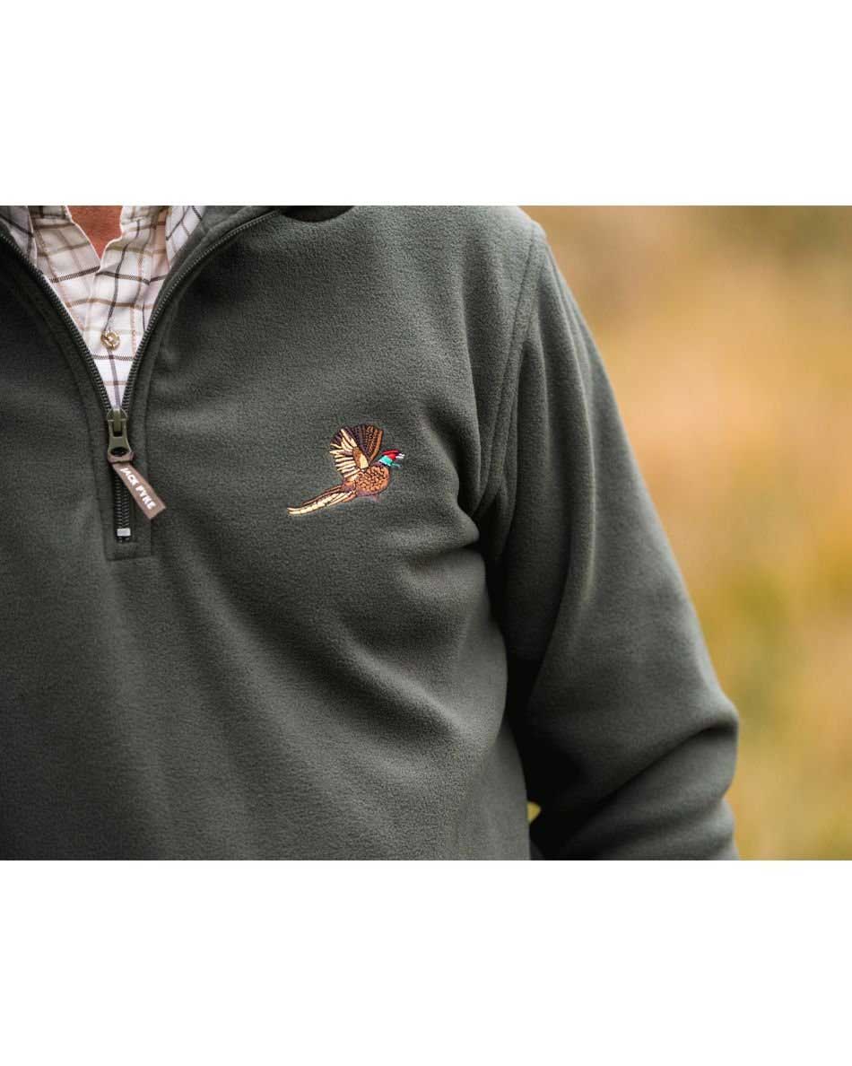 Jack Pyke Pheasant Motif Fleece Pullover