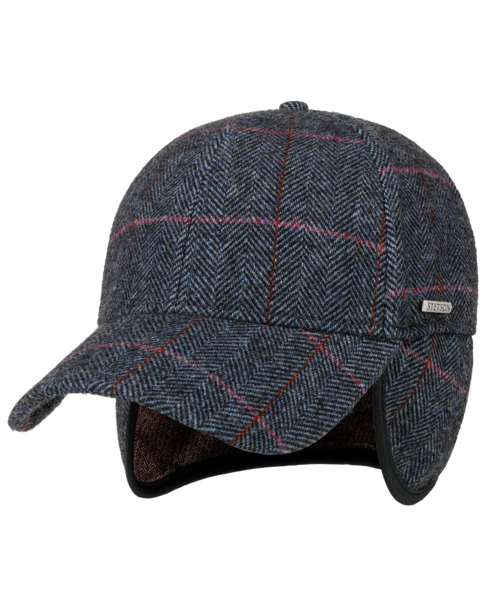 Stetson Baseball Wool Ear Flaps Cap