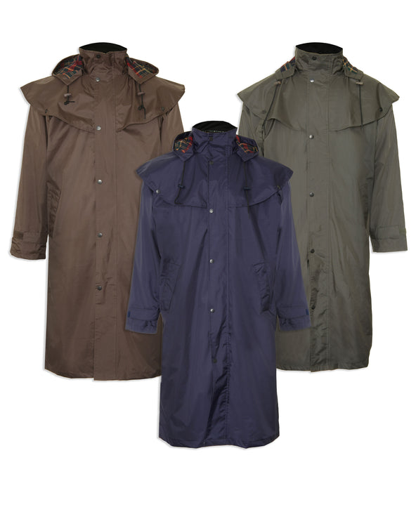 Men’s Long Raincoats and Waterproof Jackets